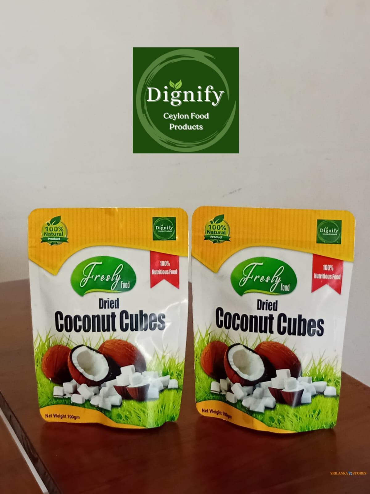 Buy Dignify Dried Coconut Cubes Online at Sri Lanka Stores