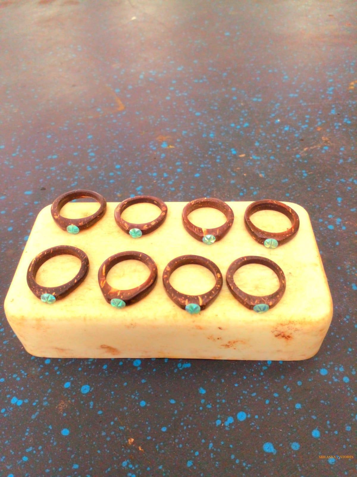 Coconut Shell Rings for Ladies Online at Sri Lanka Stores